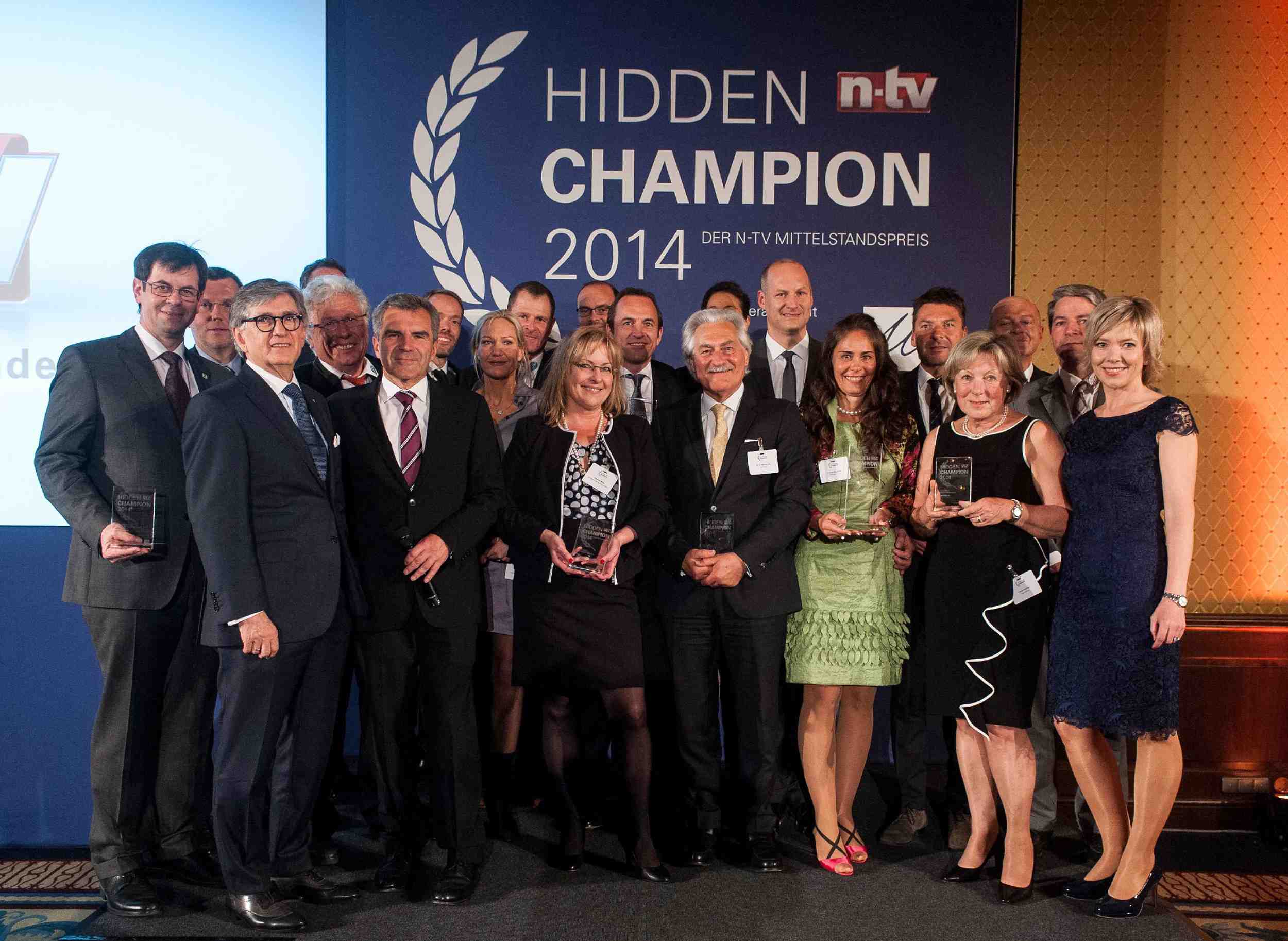Und noch ein Preis für die Dachbegrünung: n-tv hat die Hidden Champions ...